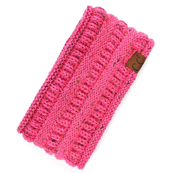 C.C | Accessories | Cc Ombre Ribbed Confetti Sherpa Lined Headband ...